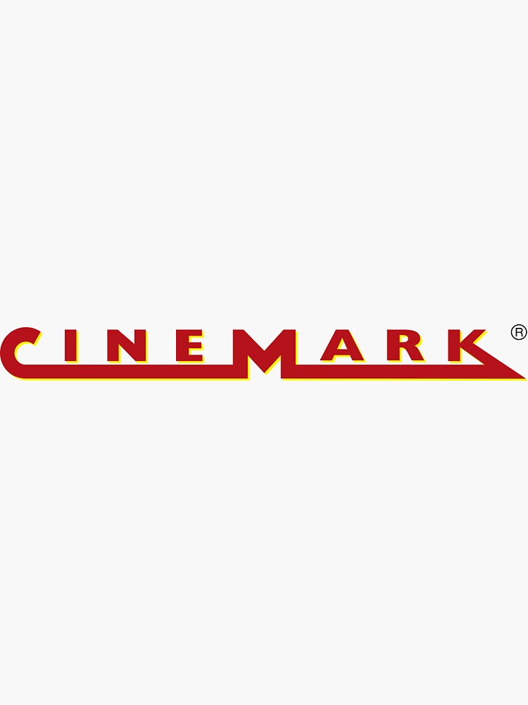 "Best -Cinemark- Red Merch" Sticker by pierocarmine | Redbubble