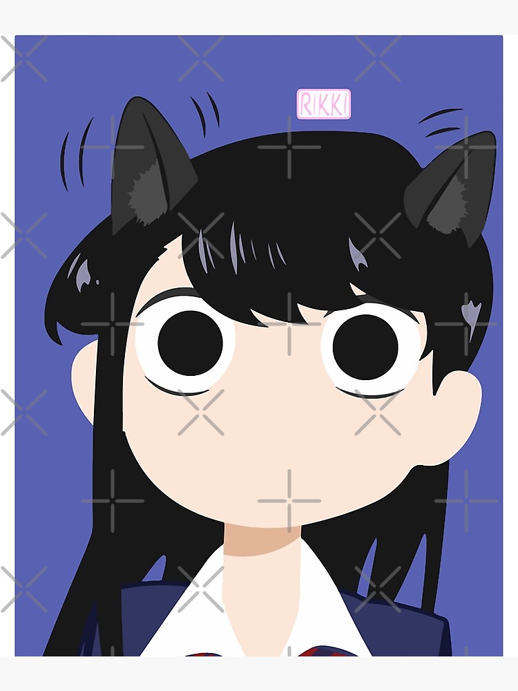 "Attractive Slice Of Life Nice Komi-San Cat Ears Peeker Komi-San Wa ...
