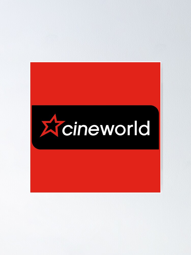 "Best -Cineworld- Red Merch" Poster by pierocarmine | Redbubble