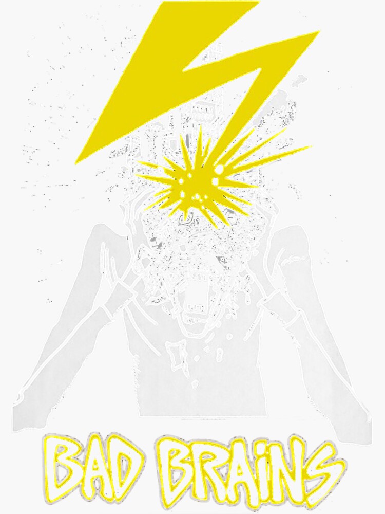 "Bad Brains" Sticker by ghost226 | Redbubble