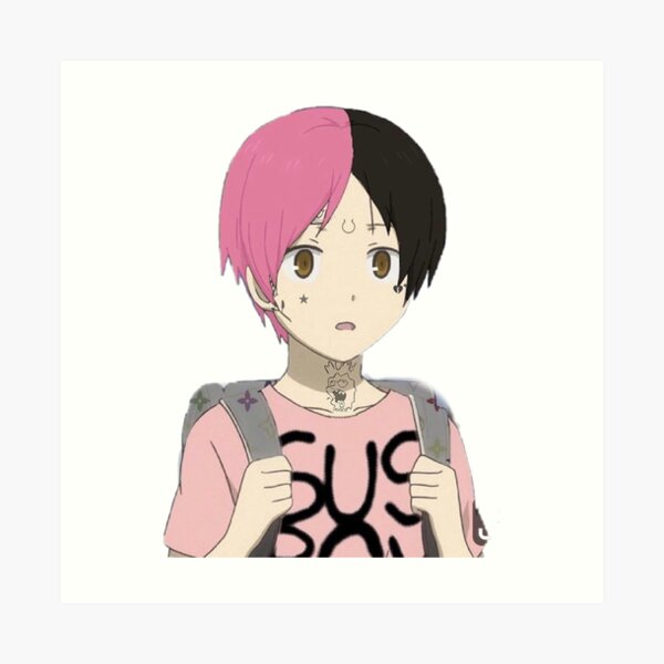 "Lil Peep Anime Backpack Aesthetic" Art Print for Sale by shauna220 ...
