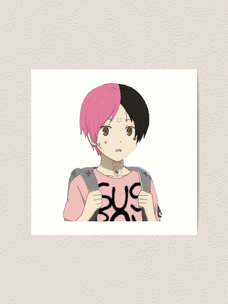 "Lil Peep Anime Backpack Aesthetic" Art Print for Sale by shauna220 ...