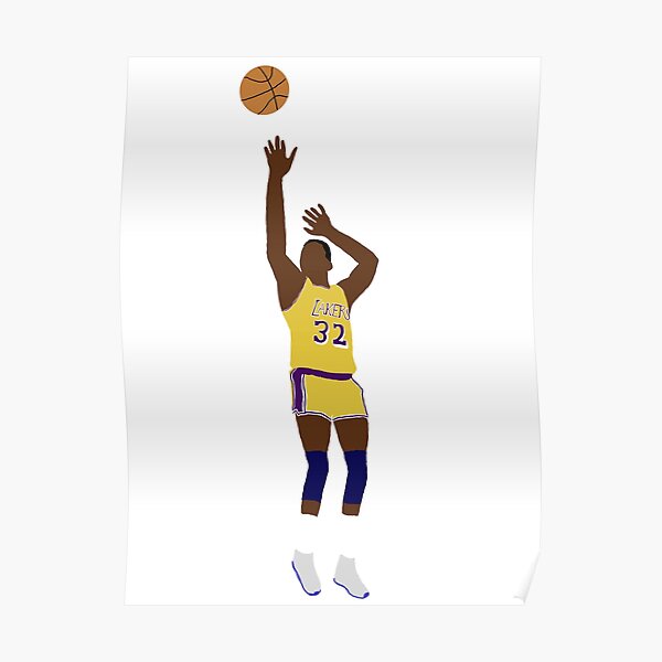 "Magic Johnson" Poster for Sale by ZephaniahD | Redbubble