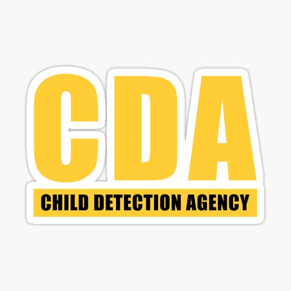 "Child Detection Agency" Sticker by SrihasDesigns | Redbubble