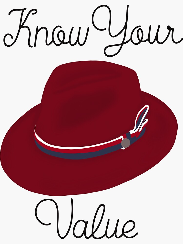 "Know Your Value" Sticker for Sale by fangirlsdocry | Redbubble