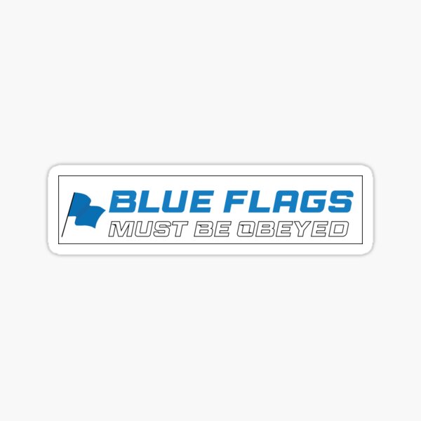 "blue flags" Sticker by DesignCaption | Redbubble