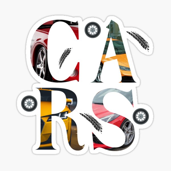 "Cars design" Sticker by CreativNode | Redbubble