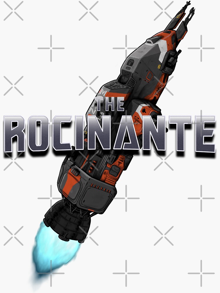"The Rocinante Spaceship Tachi" Sticker by option1234 | Redbubble