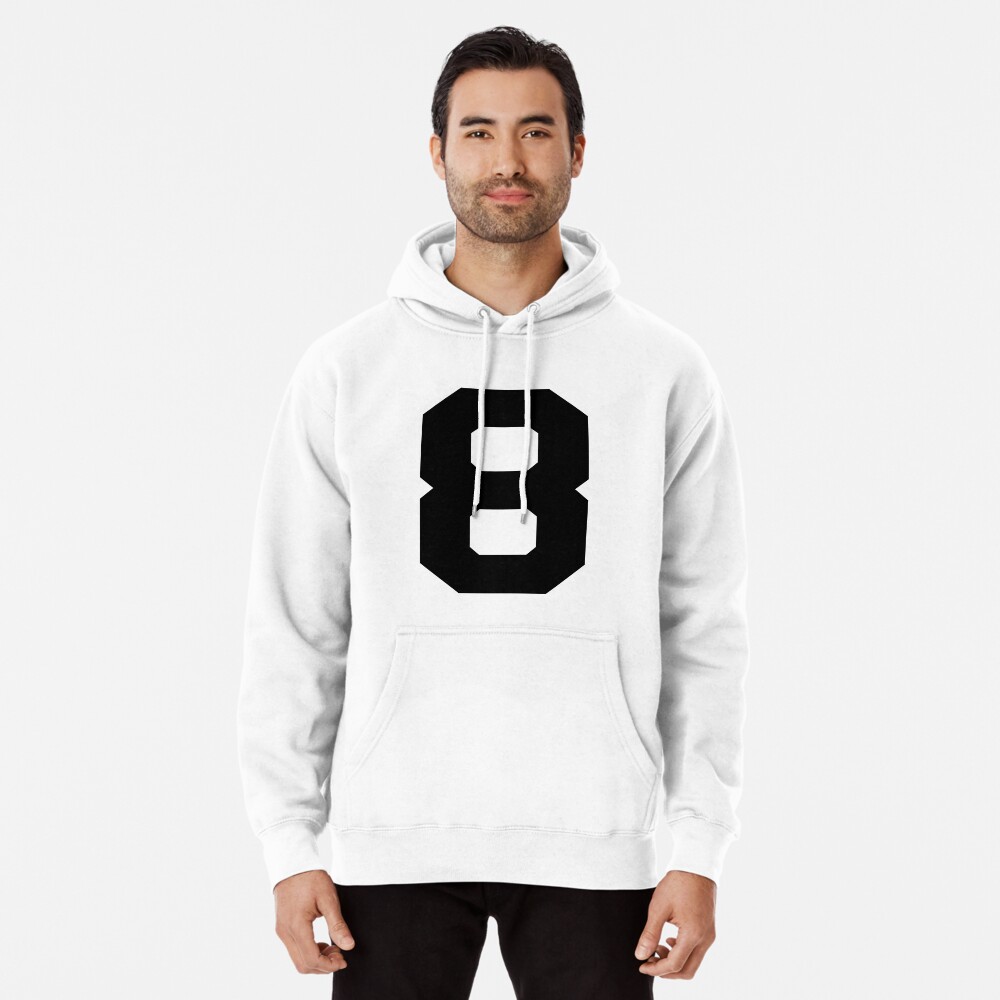 "Number 8, Black eight, Sports number 8" Sticker for Sale by ...