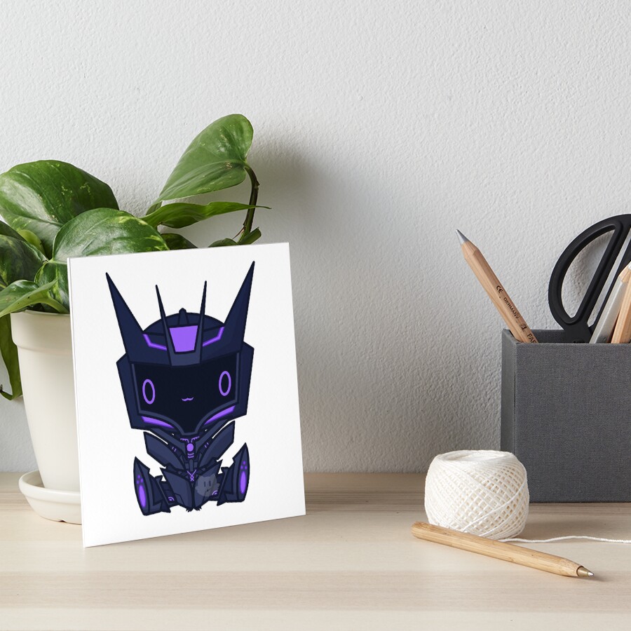 "Smol chibi Bean (tfp Soundwave)" Sticker for Sale by Firima | Redbubble