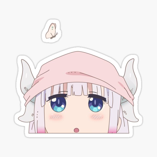 "Kanna kamui peeker" Sticker for Sale by Akuma-san | Redbubble