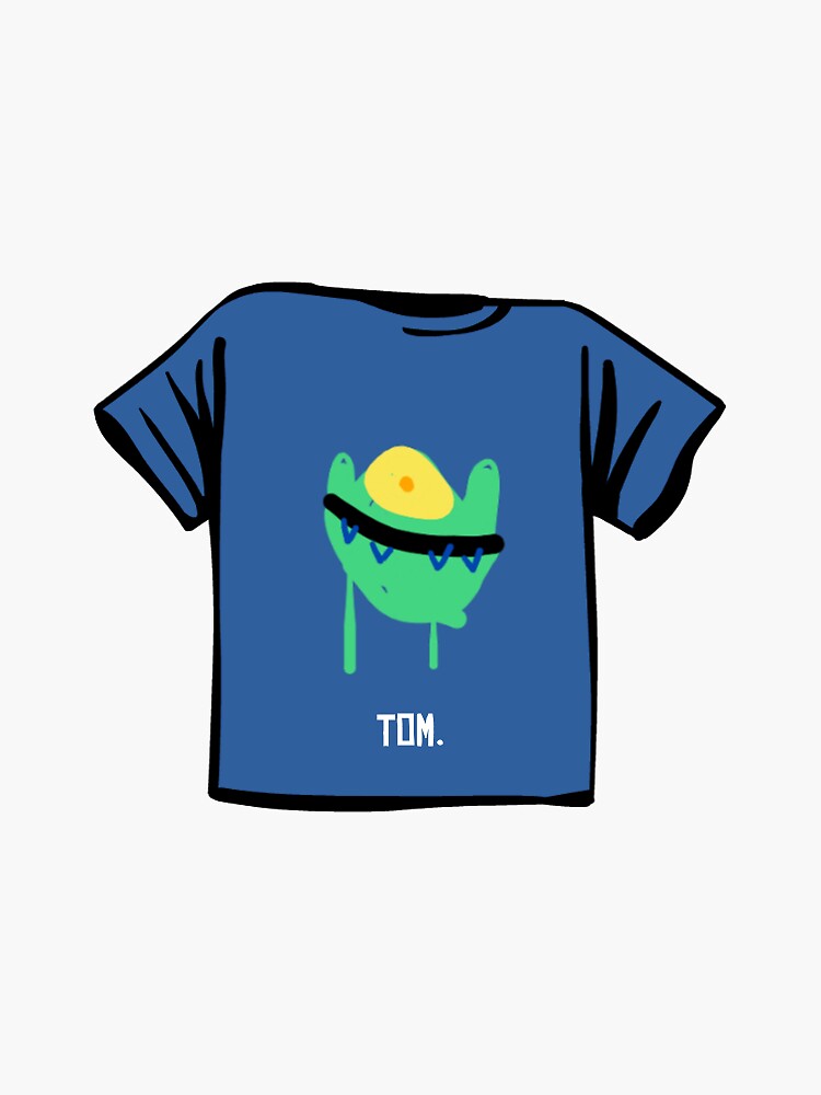 "Tom." Sticker for Sale by JackBoxSHS | Redbubble