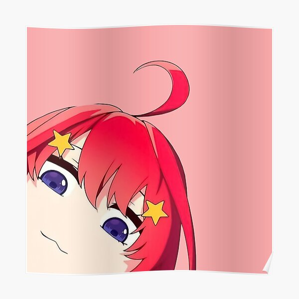 "Itsuki nakano chibi peeker" Poster for Sale by Akuma-san | Redbubble
