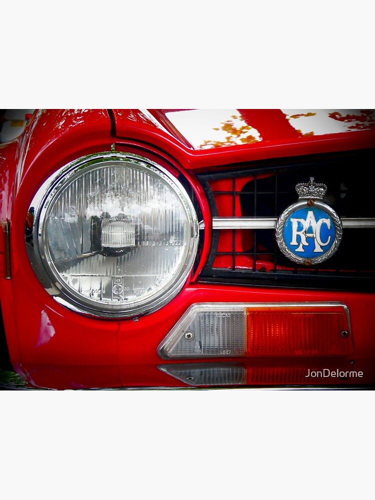 "Triumph TR6 Sportscar." Sticker for Sale by JonDelorme | Redbubble