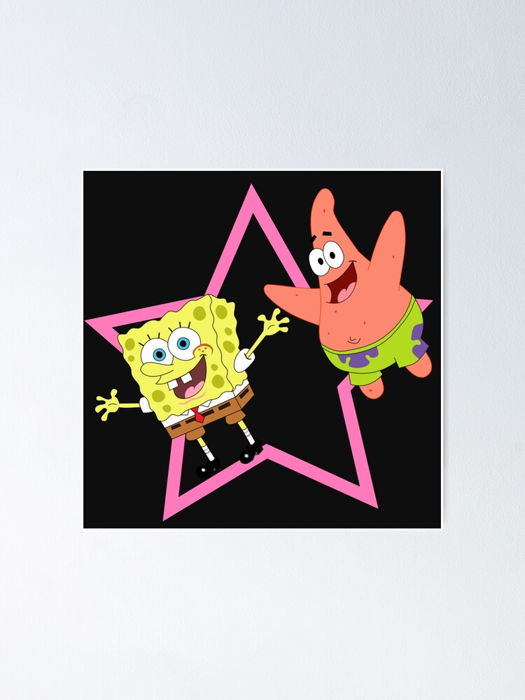 "Spongebob and Patrick Smoking" Poster by momsoso | Redbubble