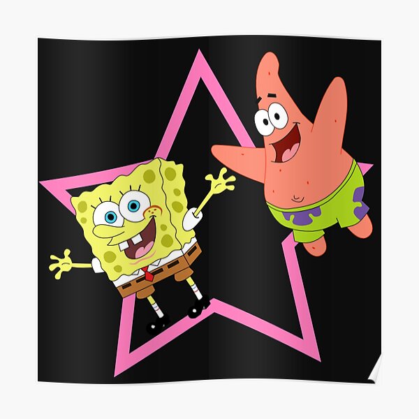 "Spongebob and Patrick Smoking" Poster by momsoso | Redbubble