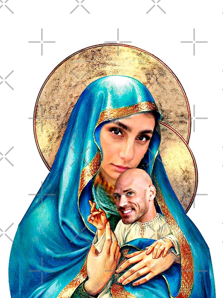 "Virgin mary Mia Khalifa and Johnny sins" Graphic T-Shirt for Sale by ...