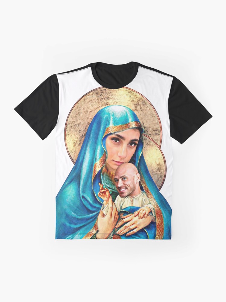 "Virgin mary Mia Khalifa and Johnny sins" Graphic T-Shirt for Sale by ...