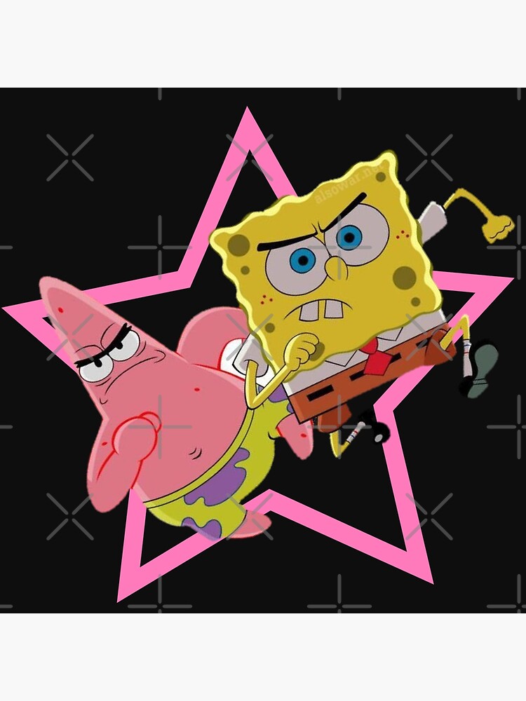 "Spongebob and Patrick Smoking" Poster for Sale by momsoso | Redbubble