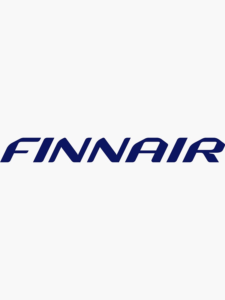 "Finnair logo" Sticker by peteroldfield | Redbubble