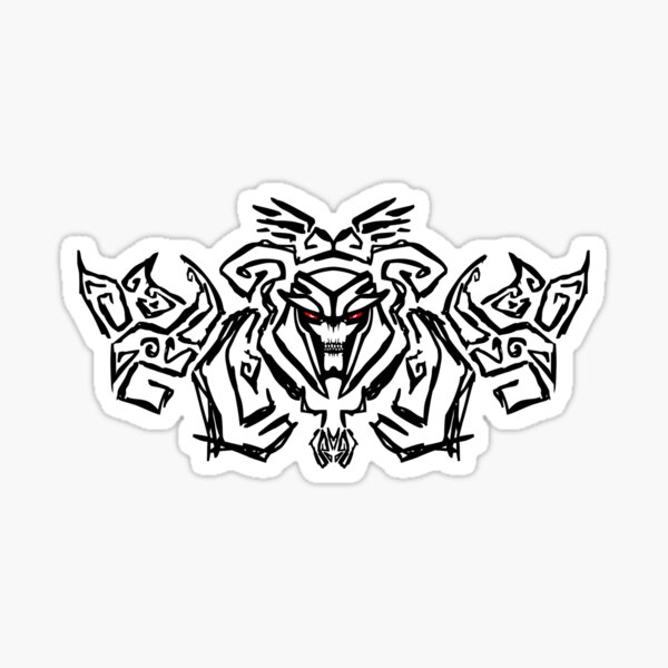 "Megatronus" Sticker by LizCabooz | Redbubble