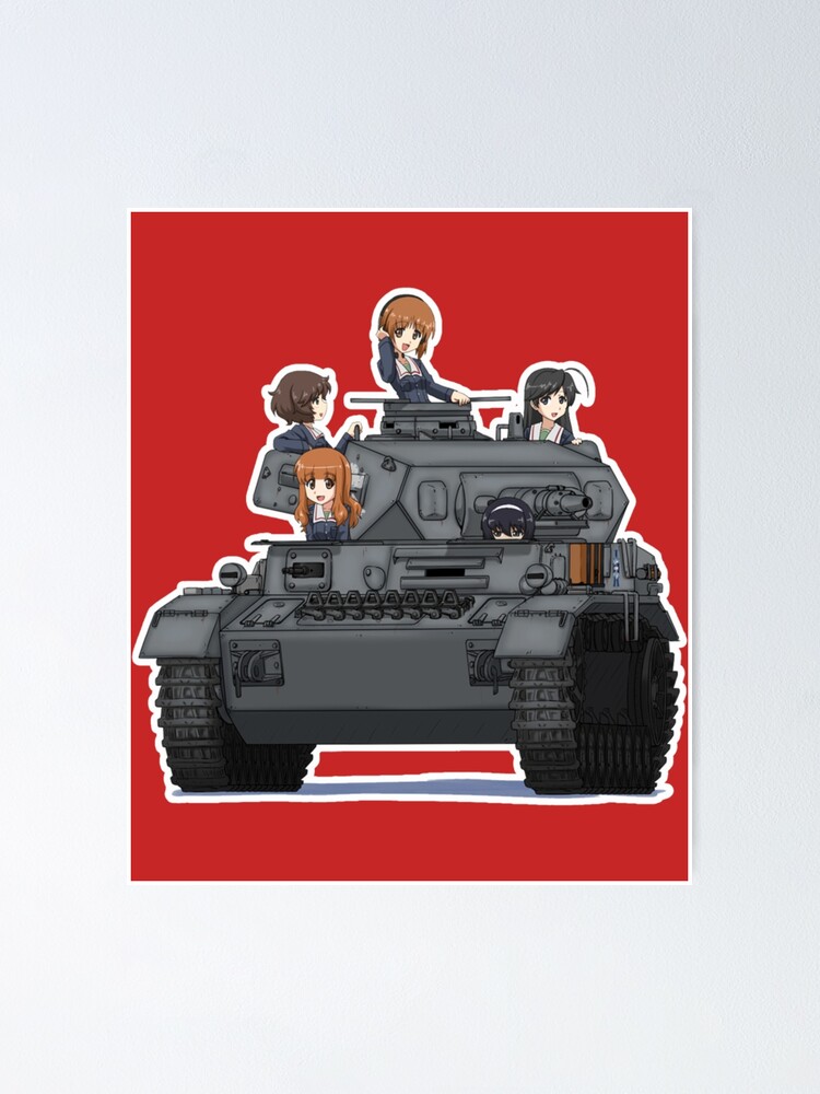 "Girls Und Panzer " Poster for Sale by Vanhoang7620 | Redbubble