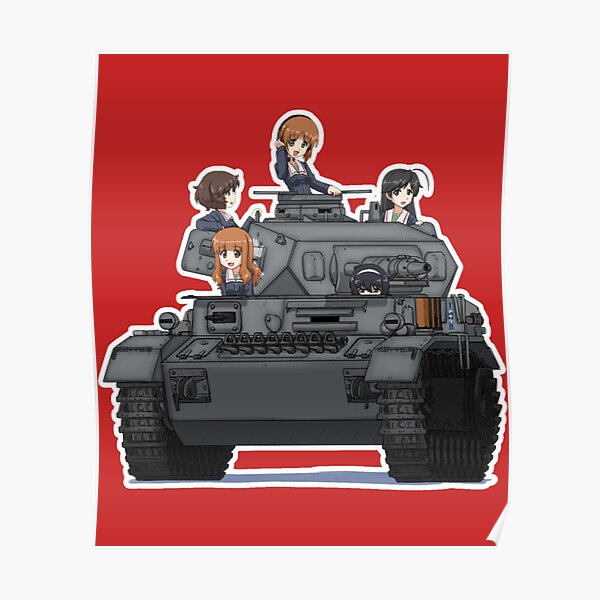 "Girls Und Panzer " Poster for Sale by Vanhoang7620 | Redbubble