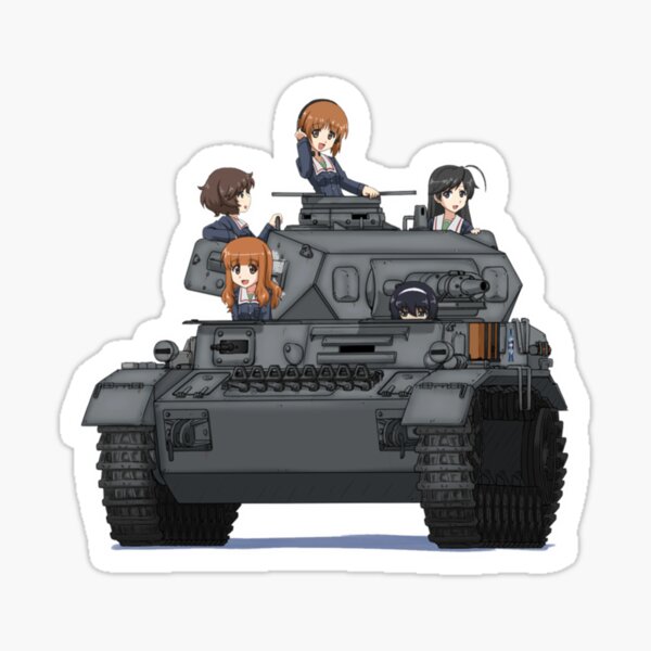 "Girls Und Panzer " Sticker by Vanhoang7620 | Redbubble