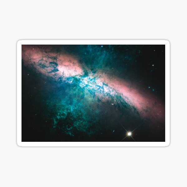 "Messier 82 Galaxy" Sticker by creativityguy | Redbubble
