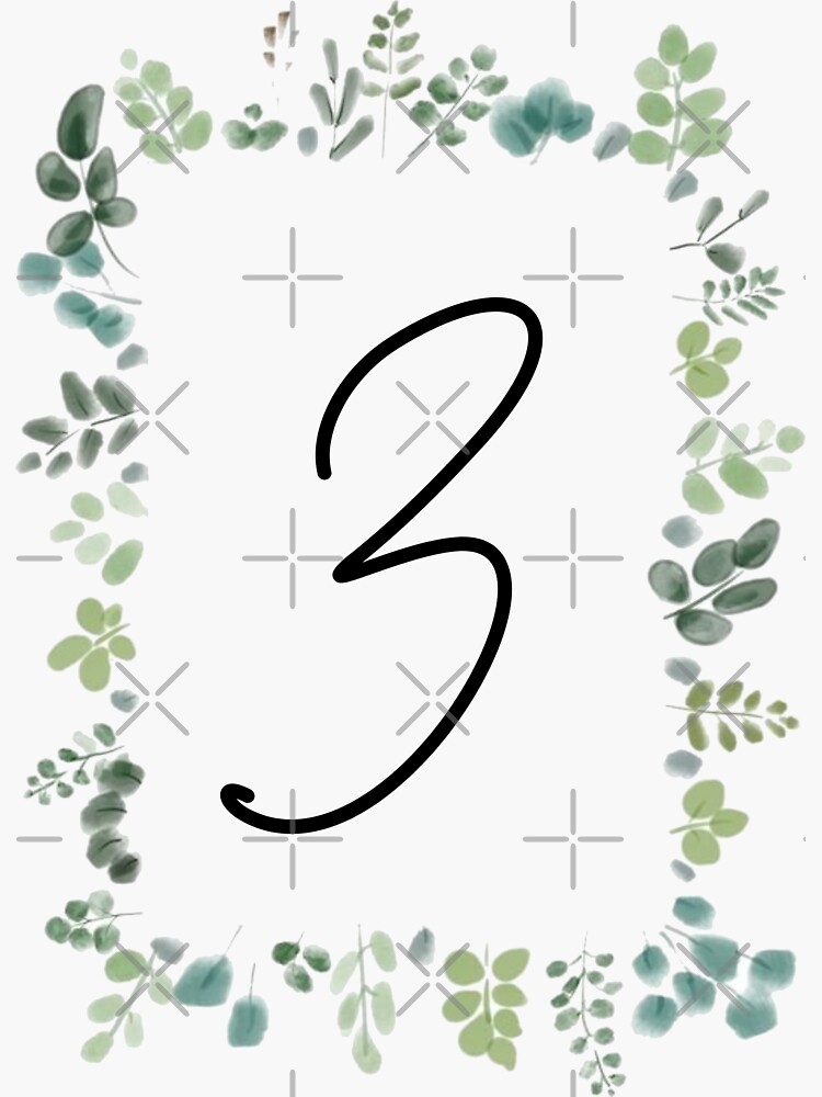 "Monogram with Green Leaves | Monogram Letter Z" Sticker by JustSeasons ...