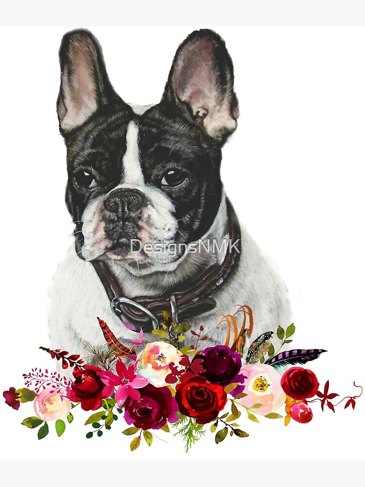 "Dog Boston Terrier Sublimation Designs PNG format Graphic Design T ...
