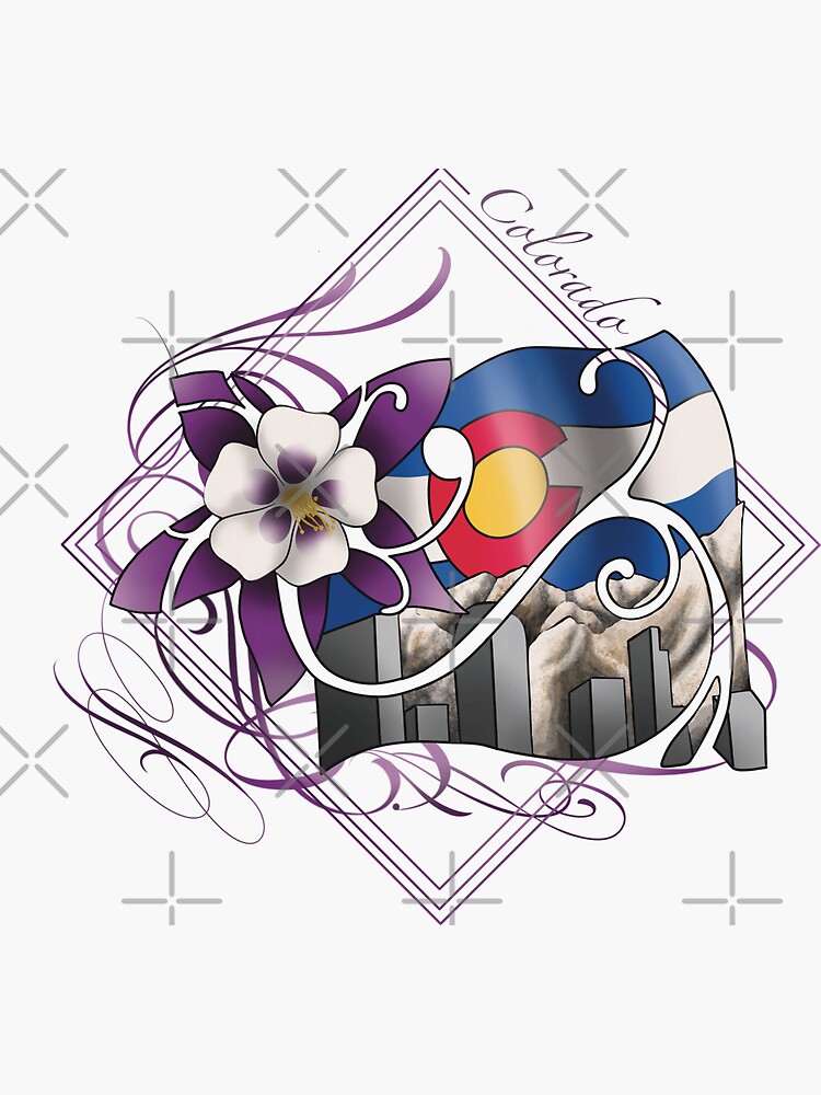 "Colorado Pride" Sticker for Sale by ACID-REIGN | Redbubble