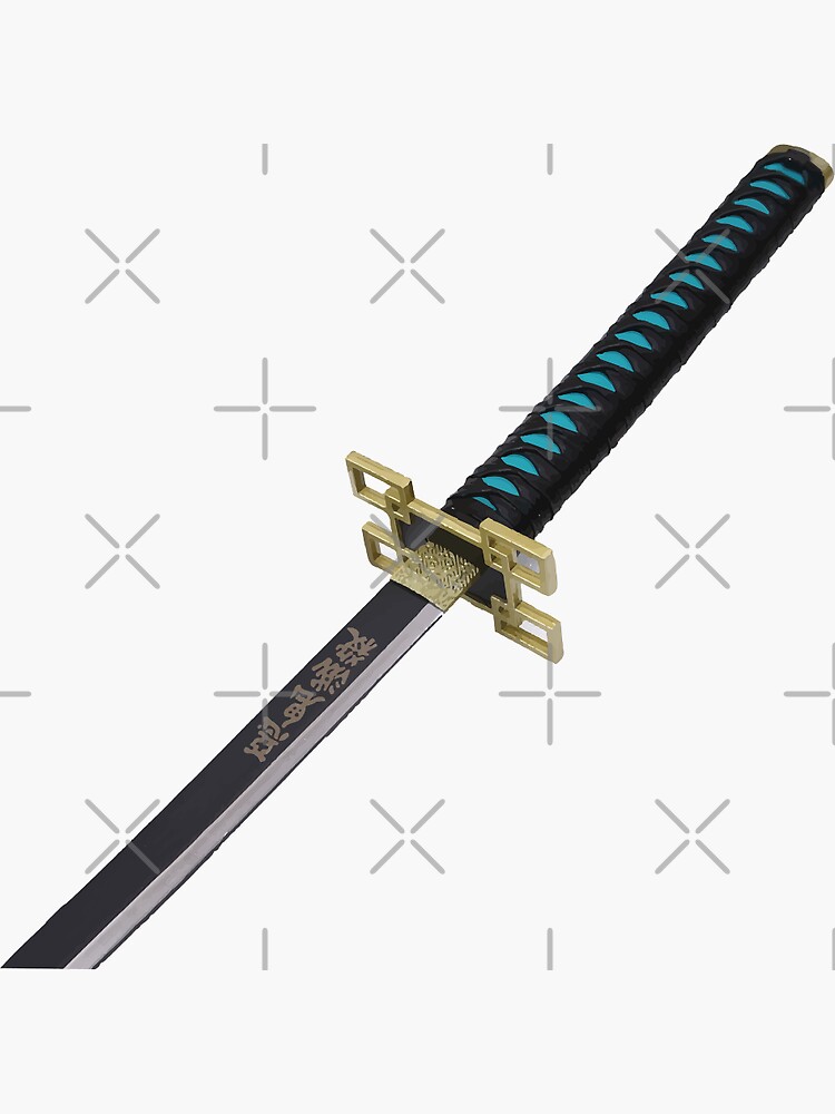 "Muichiro Tokito Mist Hashira Sword" Sticker by Aninakama | Redbubble