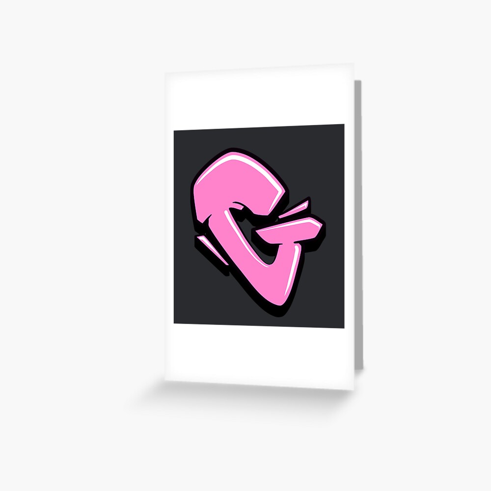 "Graffiti Letter G (Pink)" Sticker for Sale by NameGraffiti | Redbubble