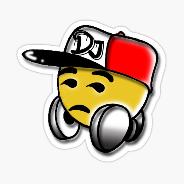 "dj emoji" Sticker by JoseGuerra | Redbubble
