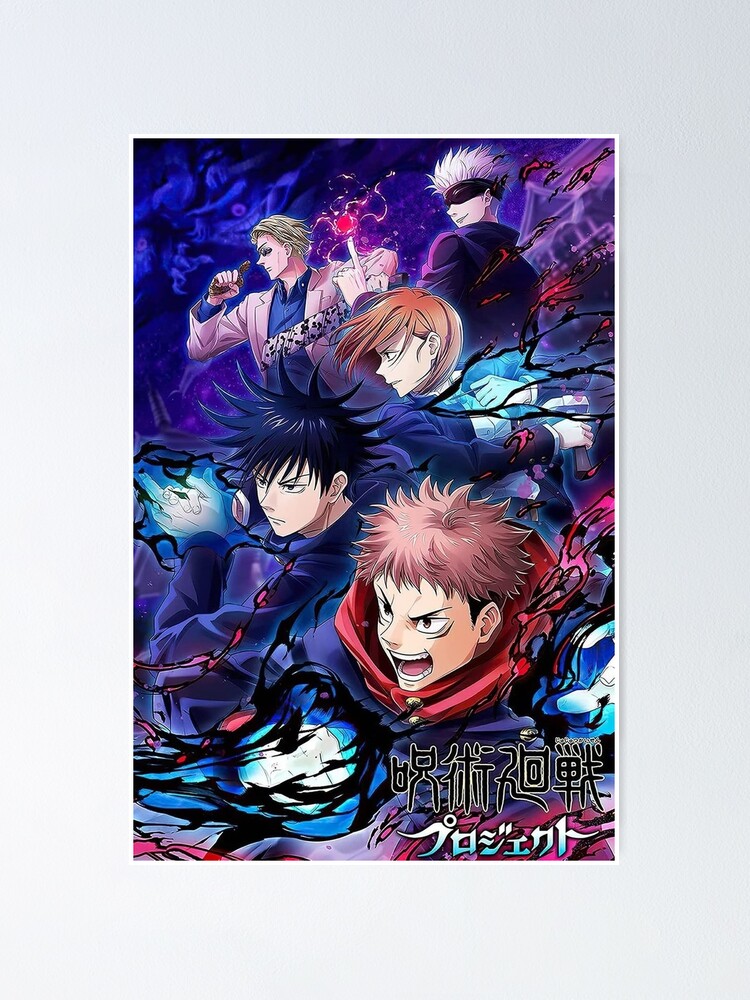 "jjk poster" Poster for Sale by dscott12 | Redbubble