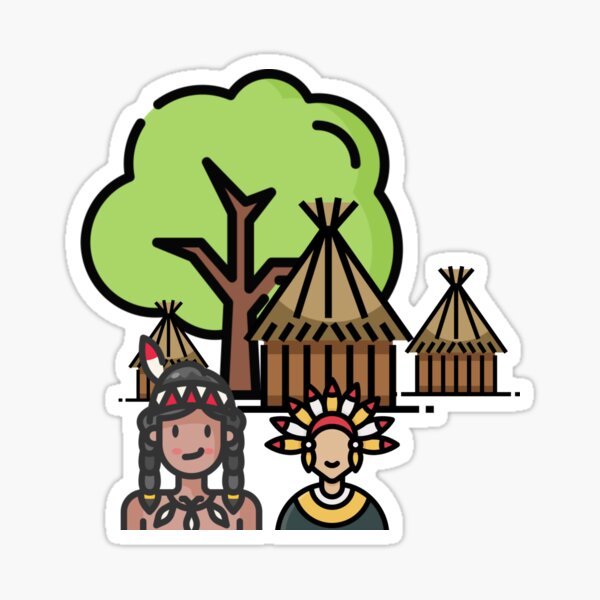 "People of the primitive age" Sticker for Sale by gopal012 | Redbubble
