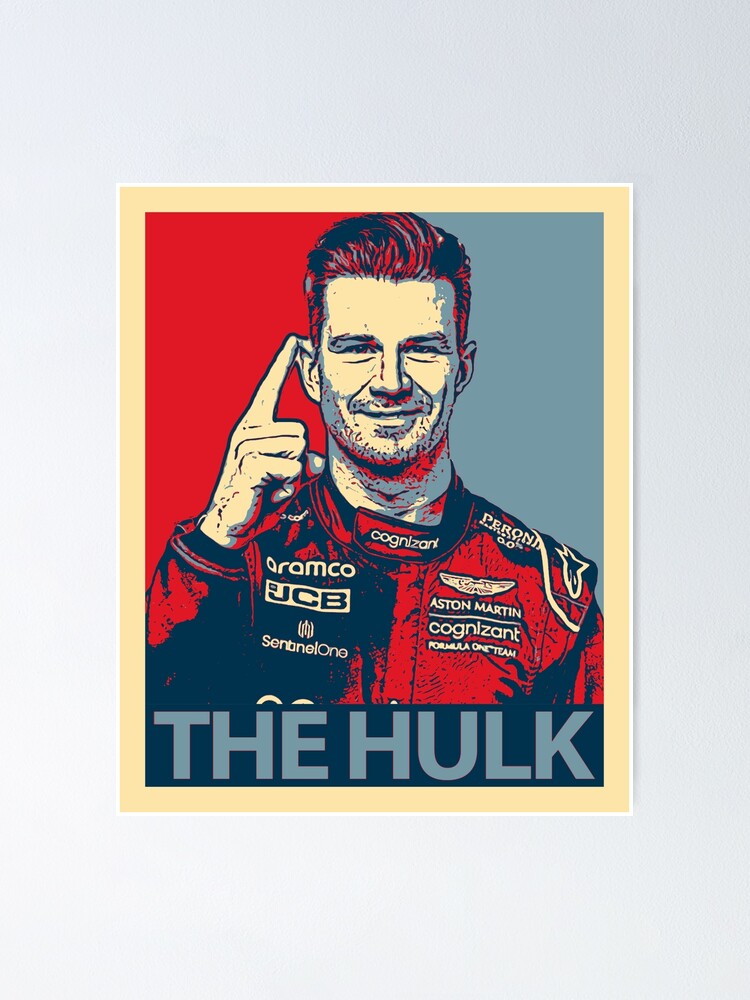"nico hulkenberg the hulk" Poster for Sale by Wuando | Redbubble