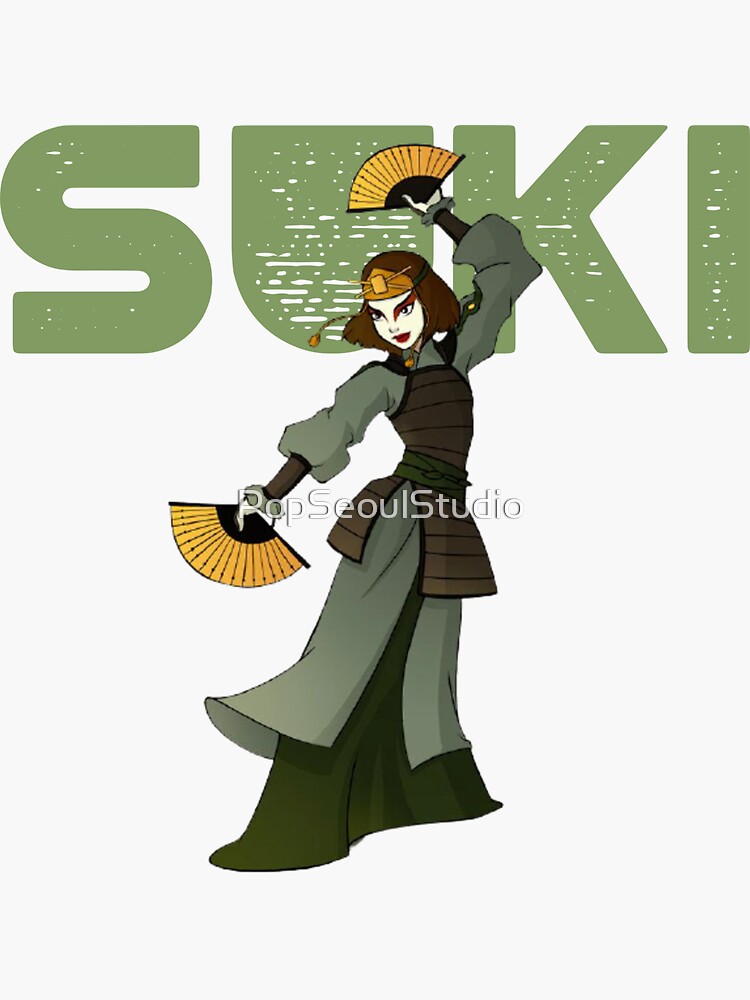 "Suki Avatar the Last Airbender" Sticker by PopSeoulStudio | Redbubble