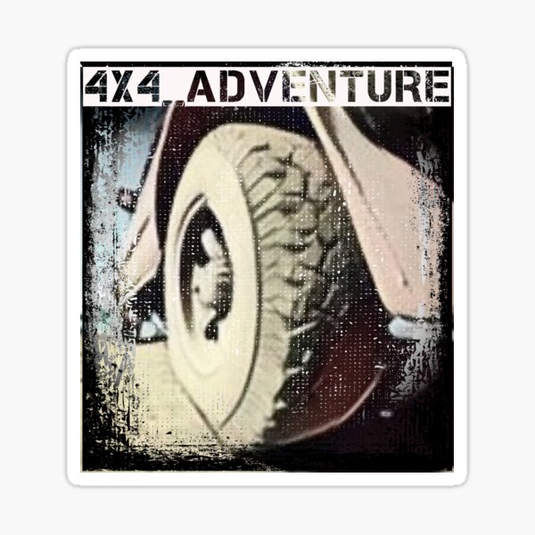 "4X4 Adventure" Sticker by YannaJulia | Redbubble