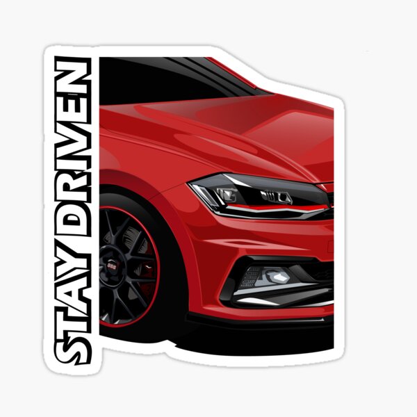 "Stay driven car art" Sticker by oktimber | Redbubble