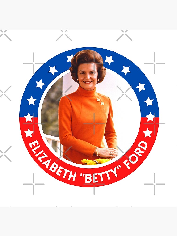 "Colorful Elizabeth Betty Ford White House First Lady Series | Vibrant ...