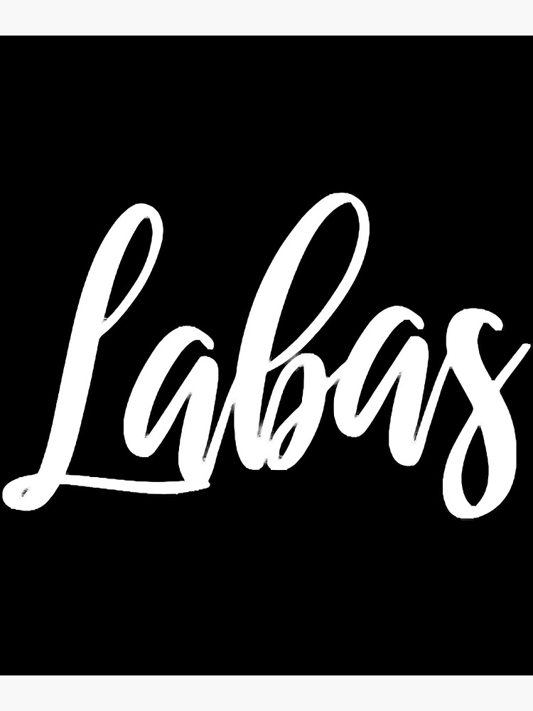 "Labas" Poster for Sale by FrankiePogba | Redbubble