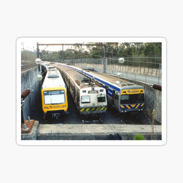 "Hitachi, Comeng, x-trap" Sticker by Rocklockwood | Redbubble