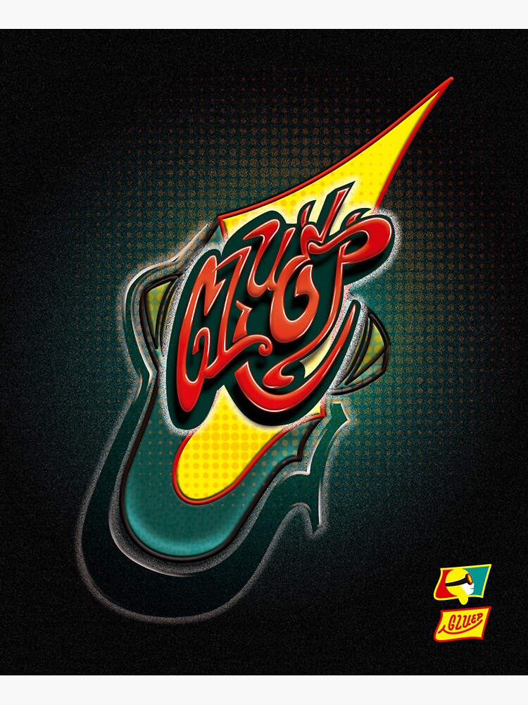 "Logo Gluep Graffiti" Sticker by Markine | Redbubble