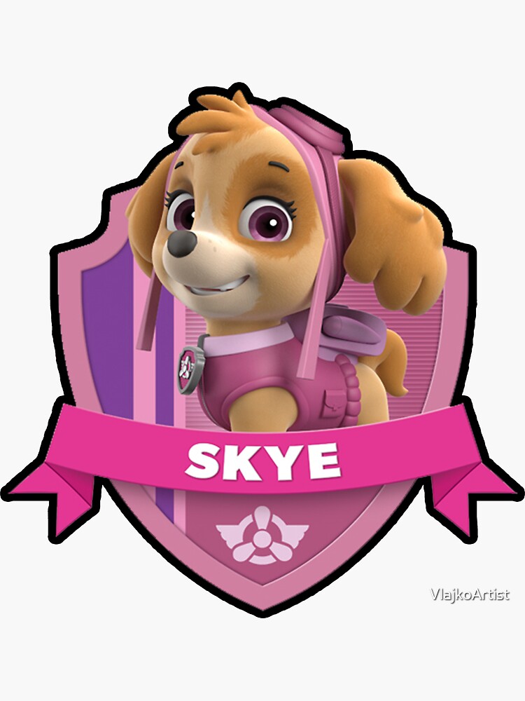 "PAW Patrol Skye" Sticker for Sale by VlajkoArtist | Redbubble