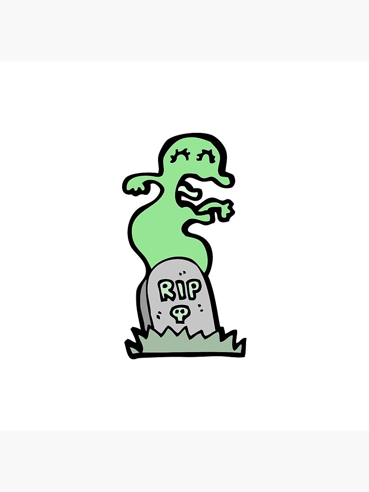 Póster «Spooky Ghost on Grave RIP Scary Ghost horror ya está disponible ...