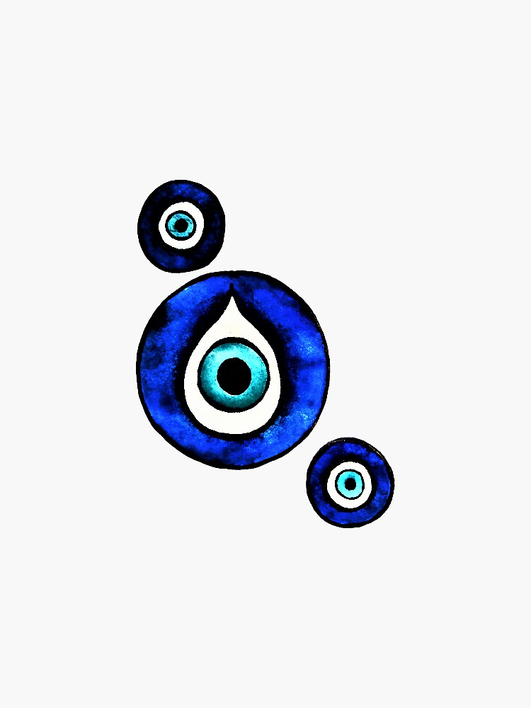 "Evil Eye | Nazar Amulet" Sticker by JessicaJammes | Redbubble