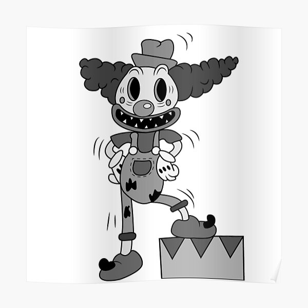"Mickey The Blind Clown" Poster for Sale by CreepySmileyArt | Redbubble