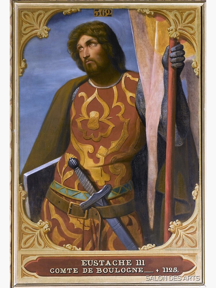 "Eustache III, Count of Boulogne (1843) - Édouard Odier" Poster for ...